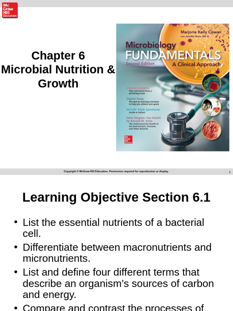 Chapter 6 Microbial Nutrition and Growth 2 | PDF | Nutrition | Diet ...