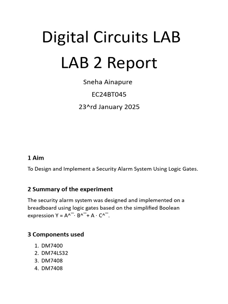 Sneha Ainapure (EC24BT045) Lab - 2 | PDF