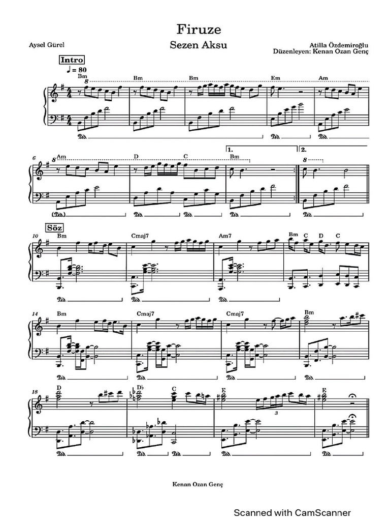 Firuze Piano | PDF