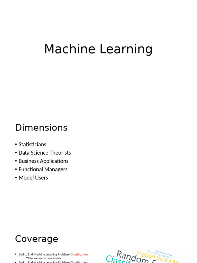00_Machine Learning | PDF | Machine Learning | Support Vector Machine