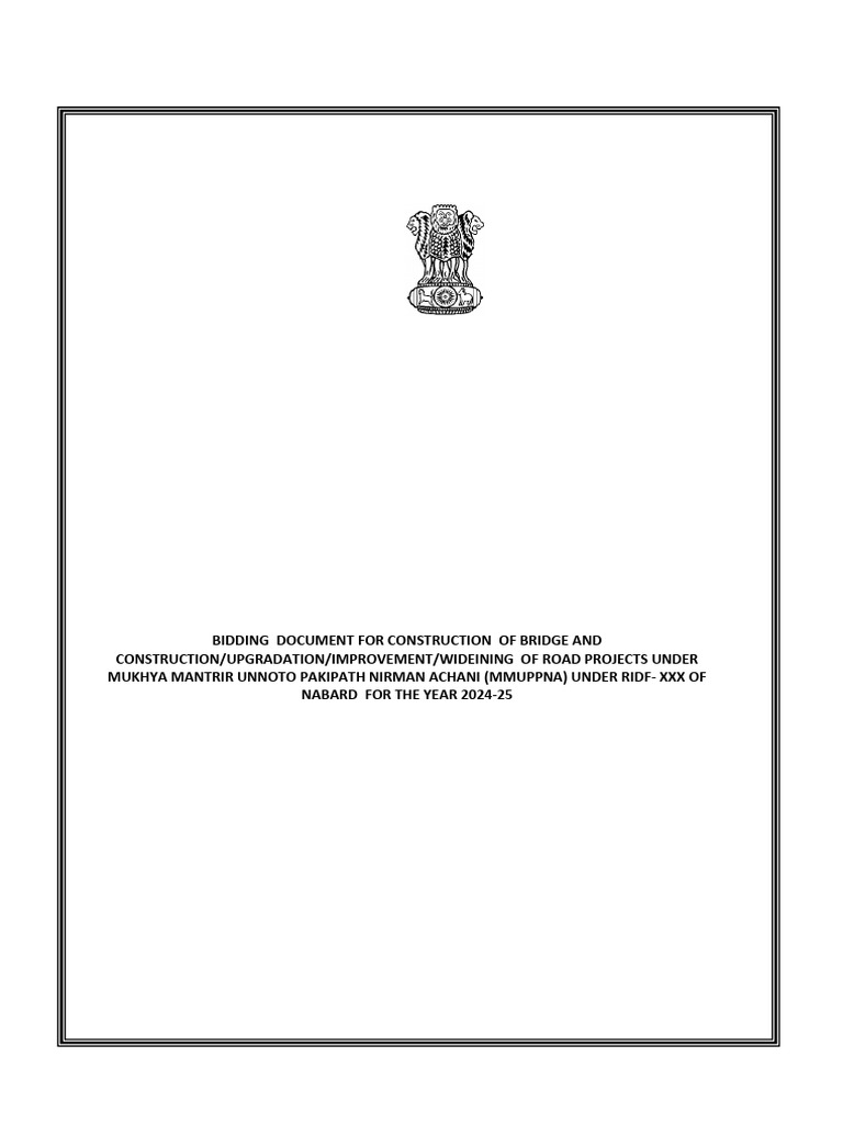 Government of Assam Public Works Roads Department | PDF | Specification ...
