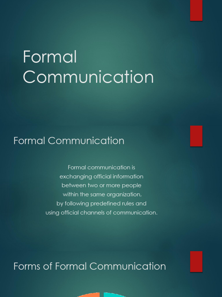 Types of Formal Communication | PDF