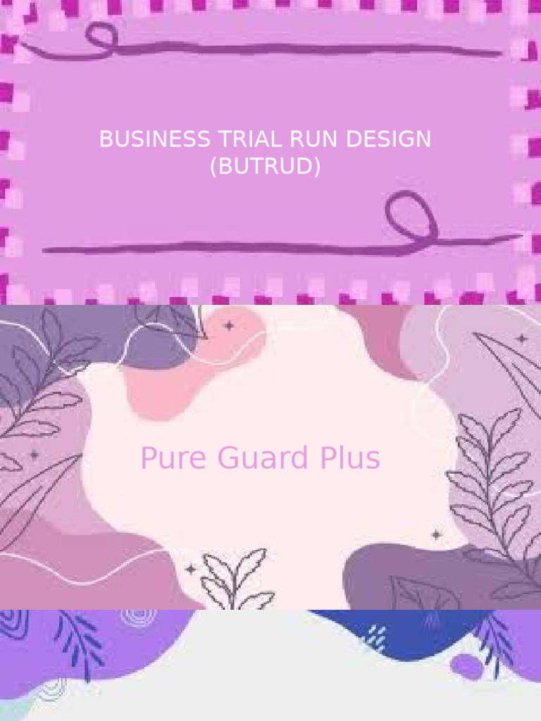 Business Trial Run for Hand Sanitizer | PDF