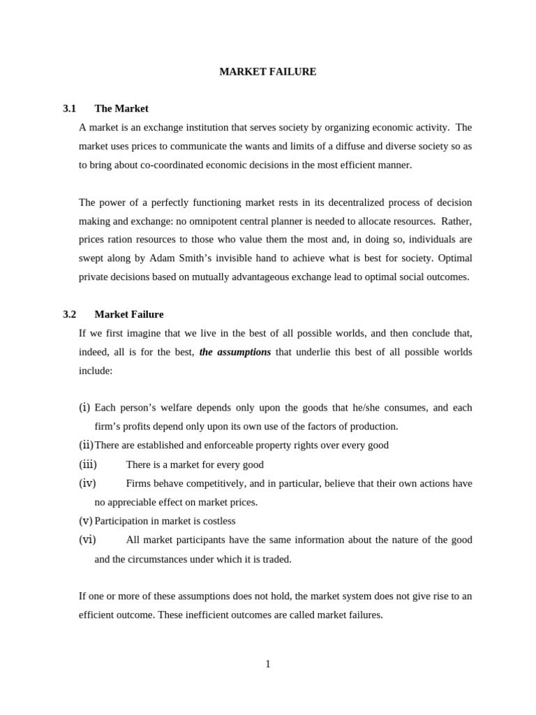 Market Failure 329 | PDF | Market (Economics) | Taxes