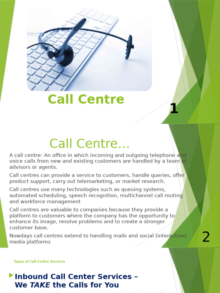 Call Centre Operations | PDF | Call Centre | Outsourcing
