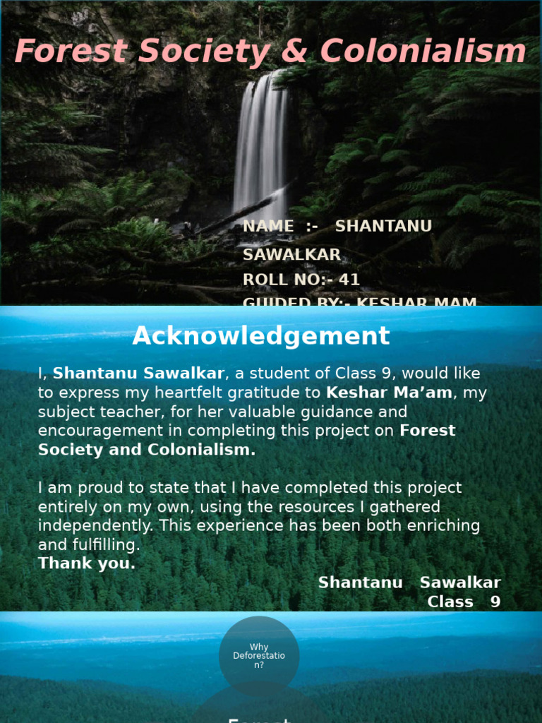 Forest Society &Colonialism | PDF | Forestry | Forests