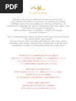 Tonchin Menu | PDF