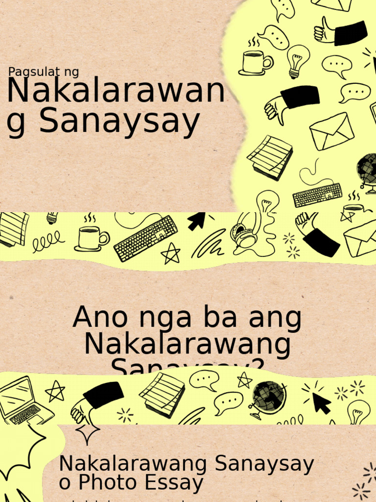 Nakalarawang Sanaysay Group 3 | PDF