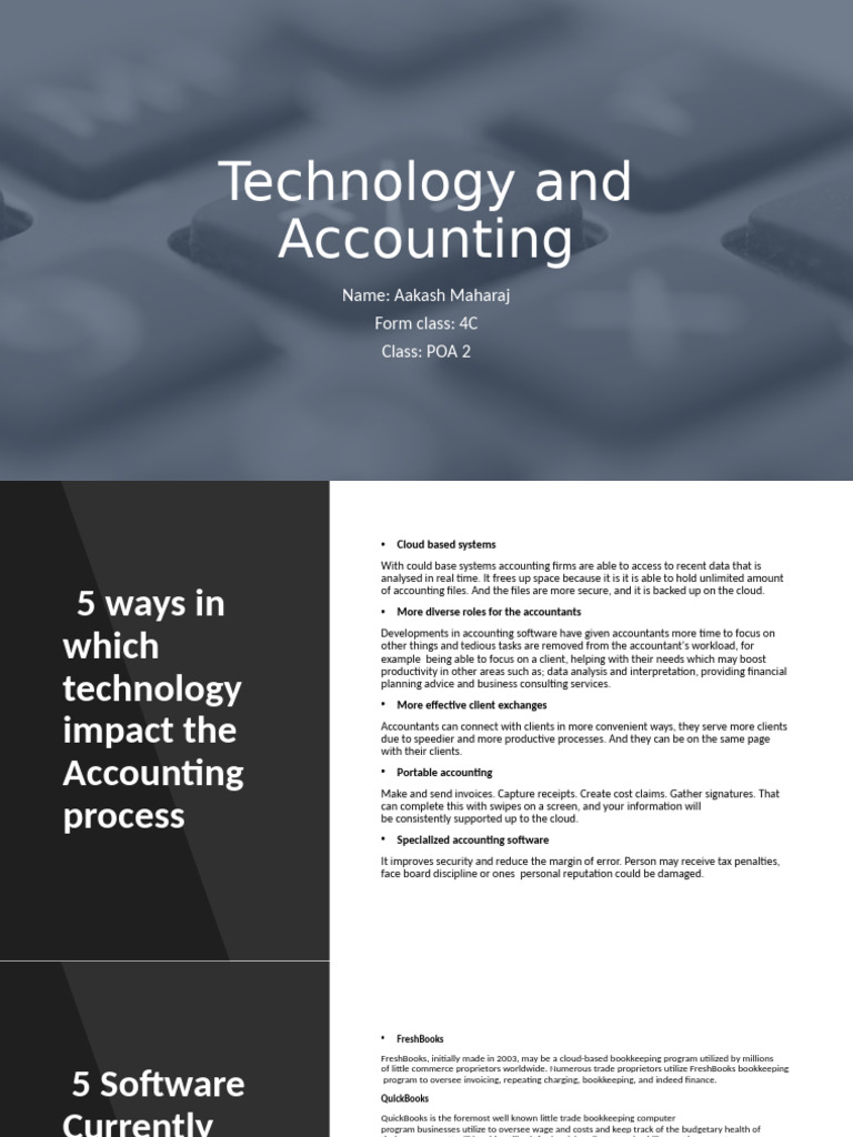 Technology and Accounting | PDF | Cloud Computing | Accounting