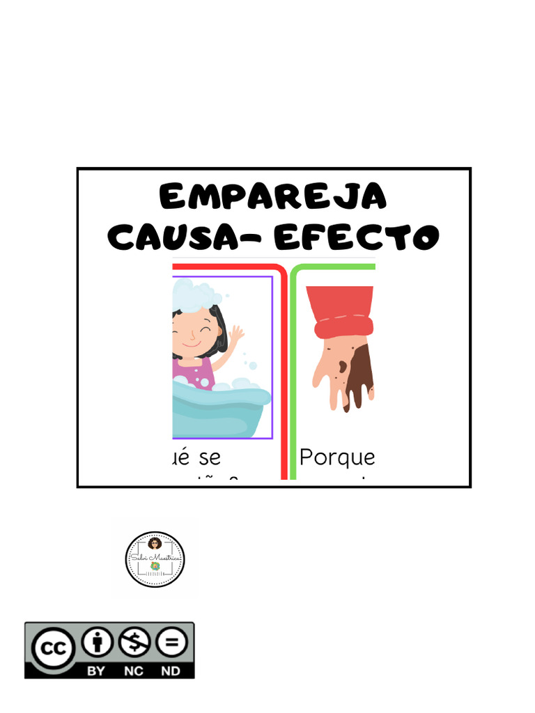 Empareja Las Tarjetas Causa Efecto Vivencias Con Maestricas | PDF