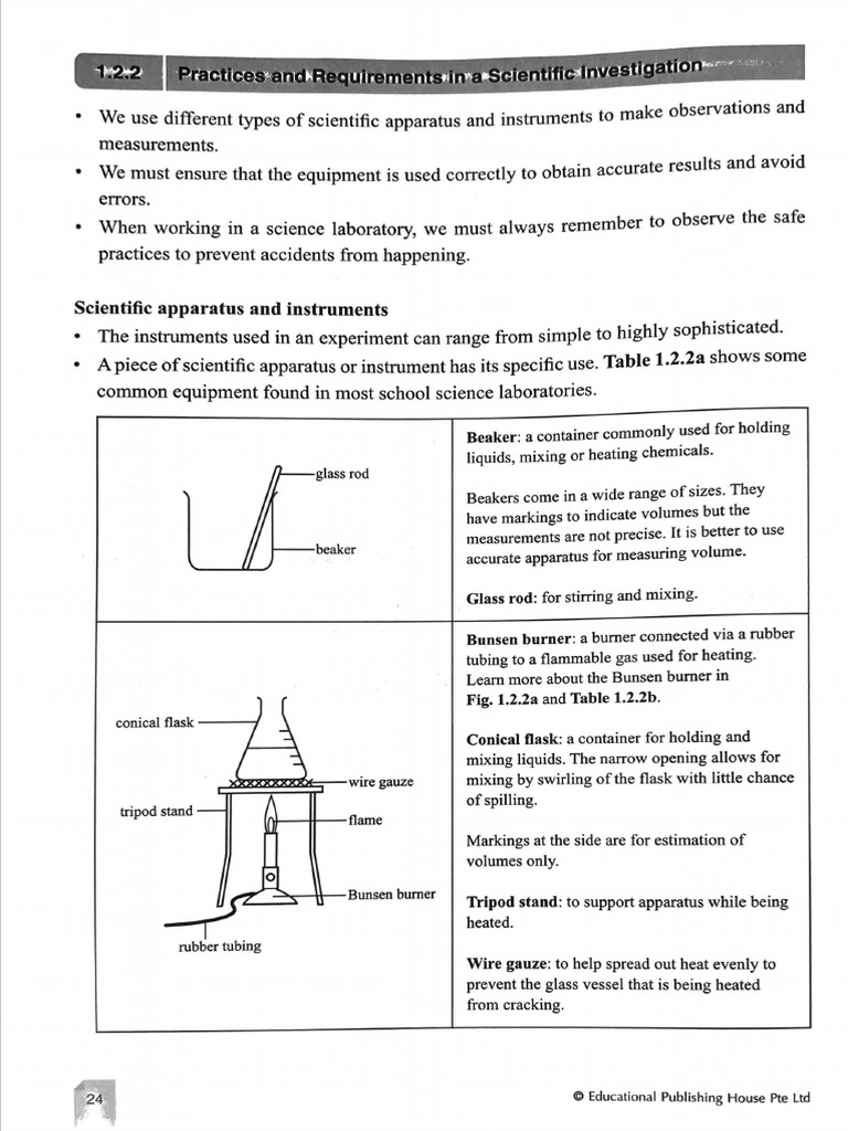 G2 and G3 Science - Laboratory Measurements and Procedures | PDF ...