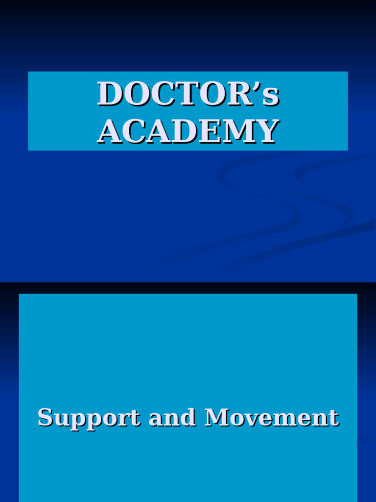 Chap No 16 Support and Movement-1 | PDF | Skeleton | Bone