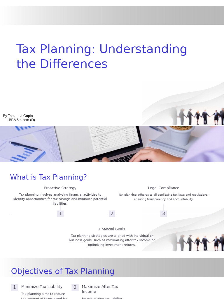 Tax-PlanniNG Financial Planning | PDF | Taxes | Tax Avoidance