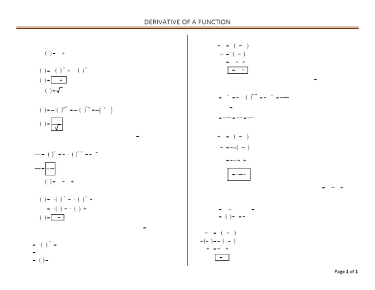 CH2-B - Derivative of A Function | PDF | Derivative | Tangent