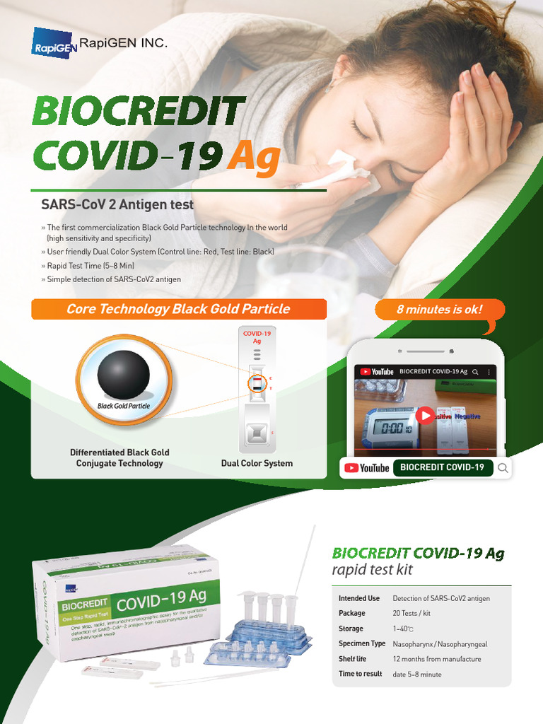 Leaflet - Biocredit Ag - Antigen | PDF | Medical Specialties | Clinical Medicine