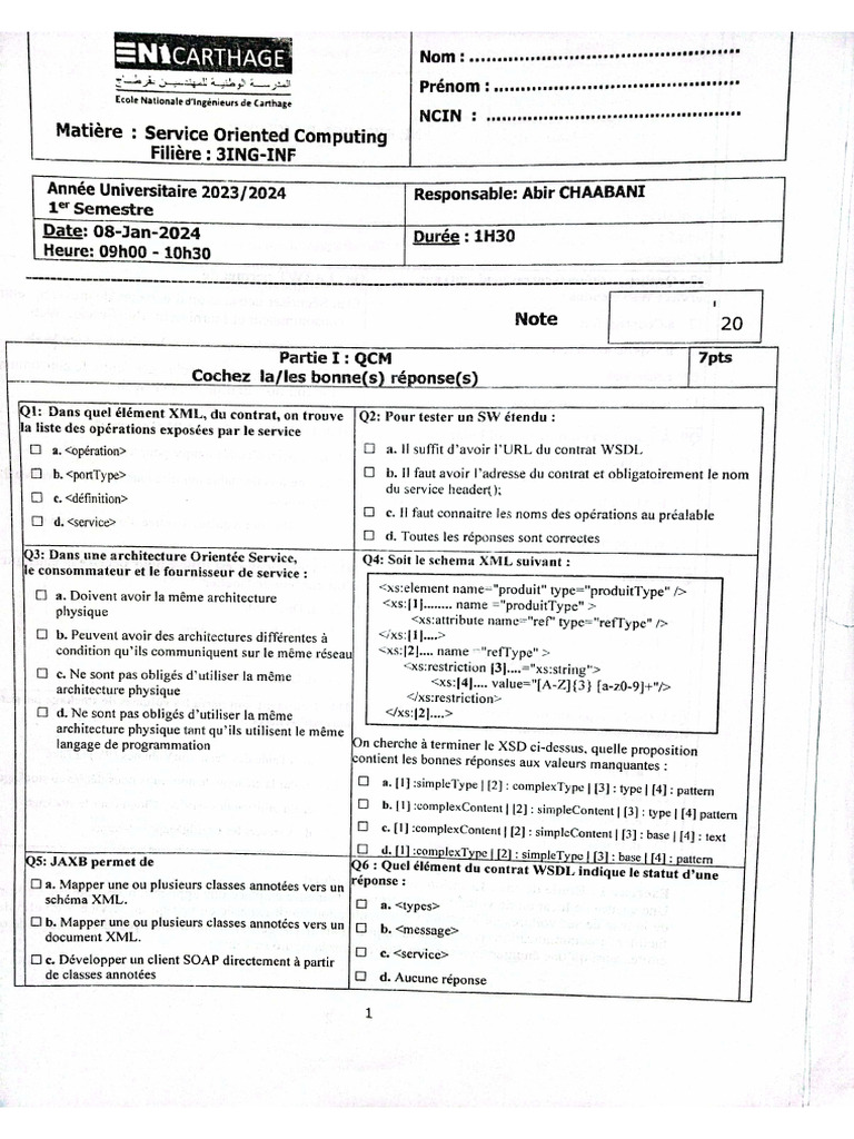 Exam SOA | PDF