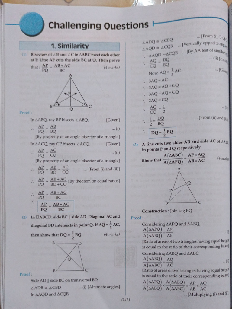 GEOMETRY Challenging Questions | PDF