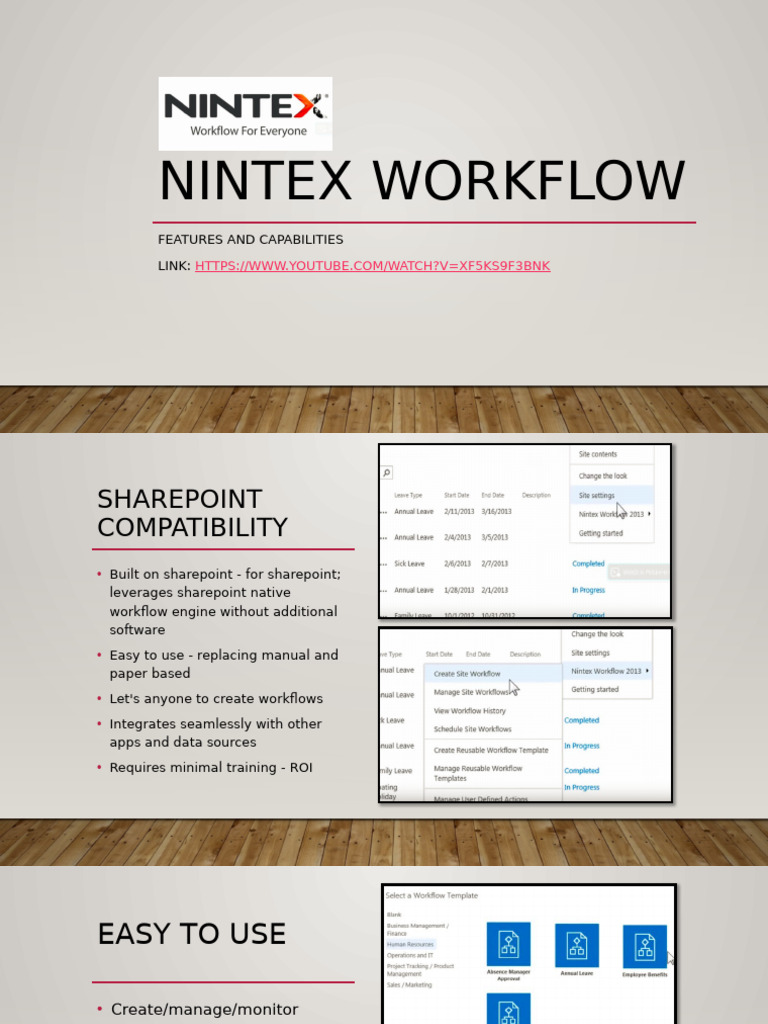 Nintex Overview | PDF