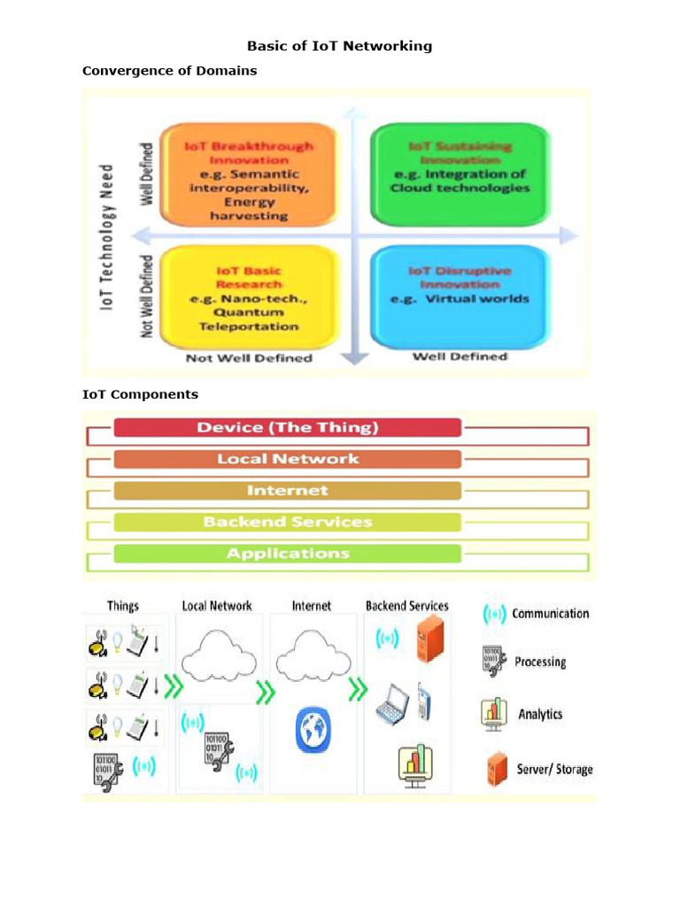 Basics of IoT Networking Explained | PDF