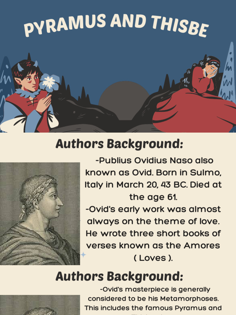 Ovid's Pyramus and Thisbe: A Tragic Love Story | PDF