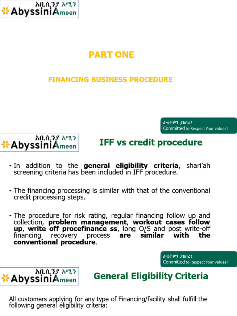 IFB Financing Part One-merge | PDF | Lease | Islamic Banking And Finance