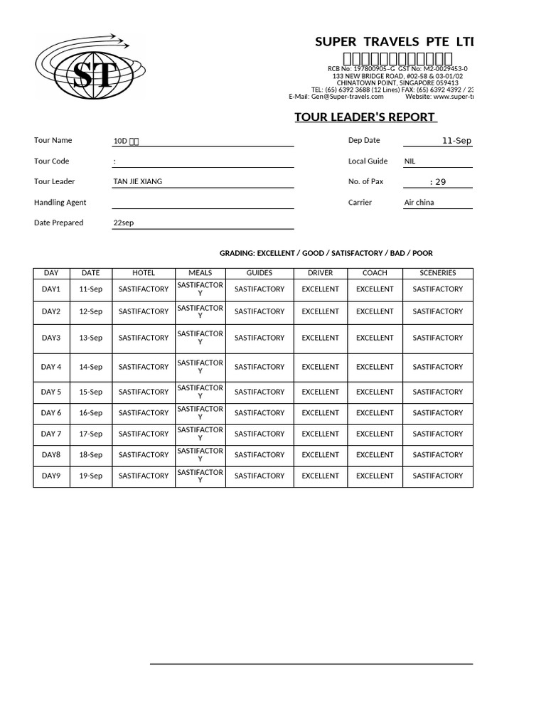 Tour Leader's Report: September 2023 | PDF