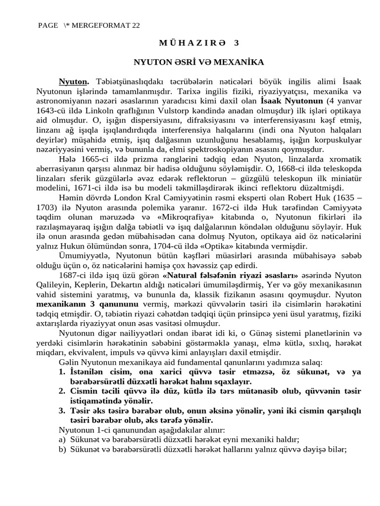 muhazire 3 - 2024 | PDF