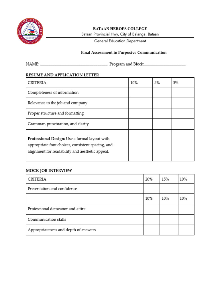 Final Assessment Purcom | PDF