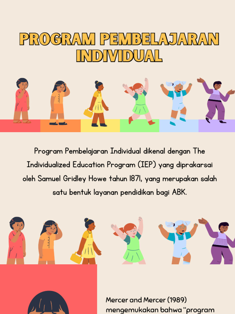 PPT. Program Pembelajaran Individual | PDF