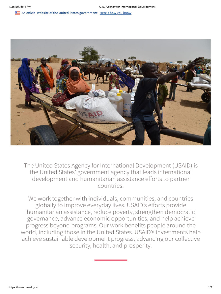 U.S. Agency For International Development | PDF | United States Agency ...
