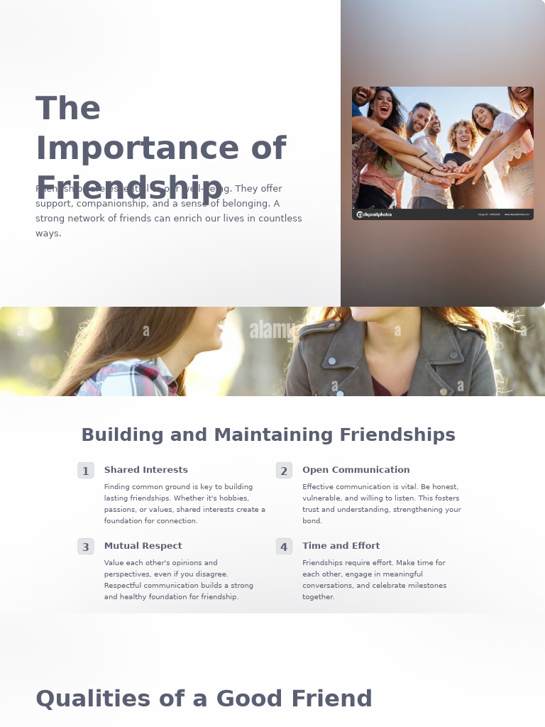 The Essential Role of Friendship | PDF | Friendship | Behavioural Sciences