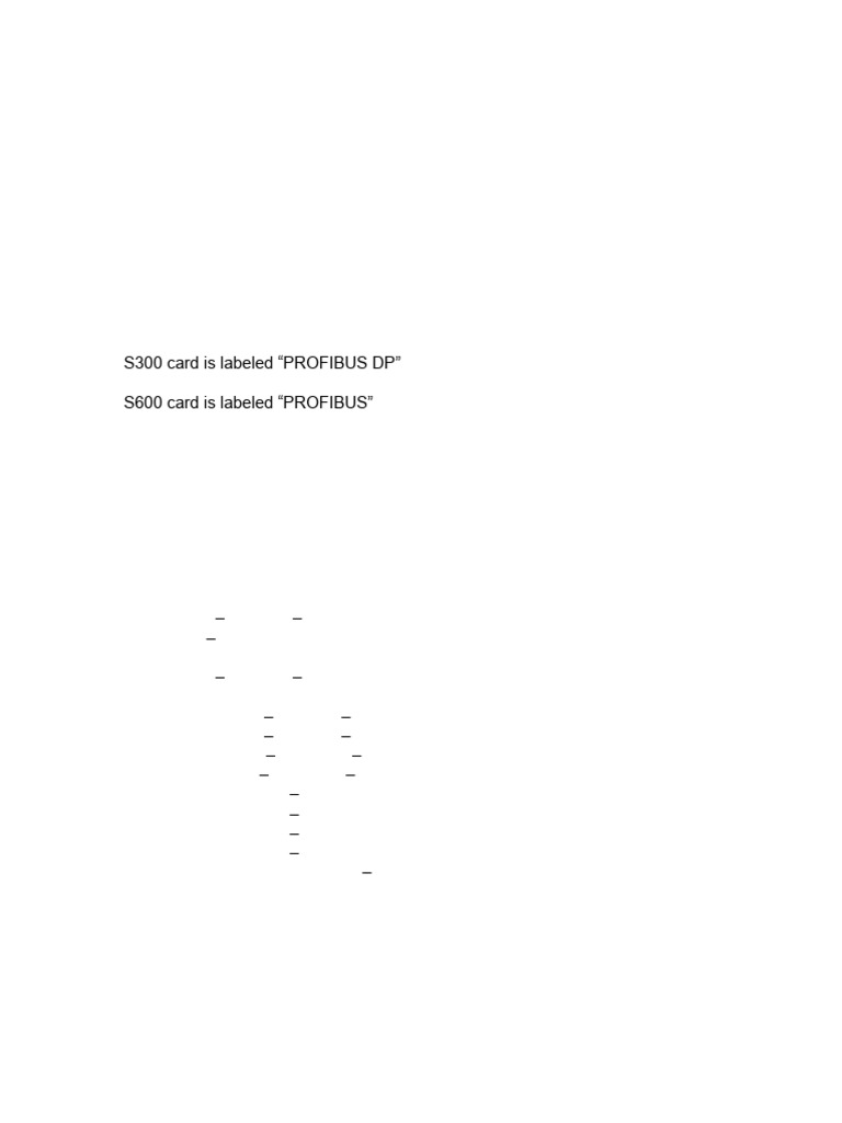 Quick Start Guide To Profibus DP S300 S400 S600 S700 Revb | PDF | Parameter (Computer ...