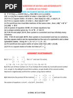 (Handwritten Solutions) JEE Mains JAN 2025 PYQs - Matrices & Determinant | PDF | Determinant ...