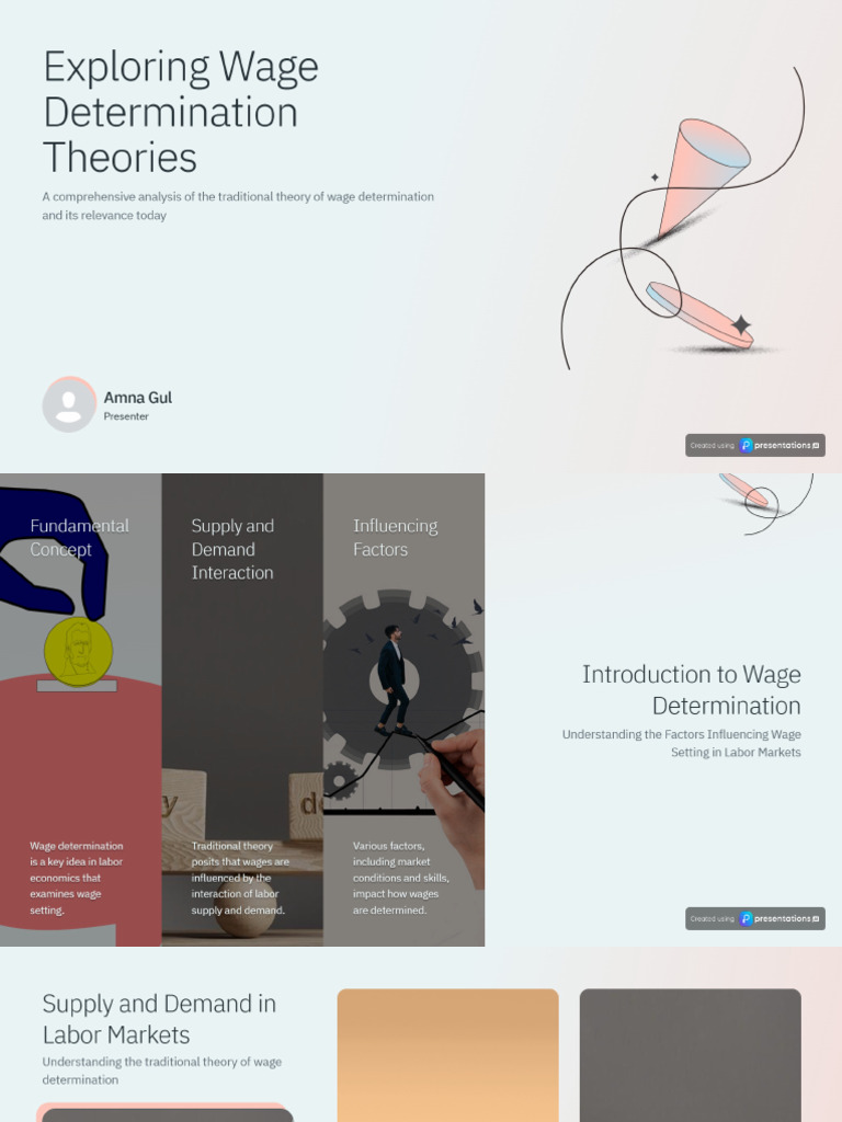 Traditional Theory of Wage Determination Analysis | PDF