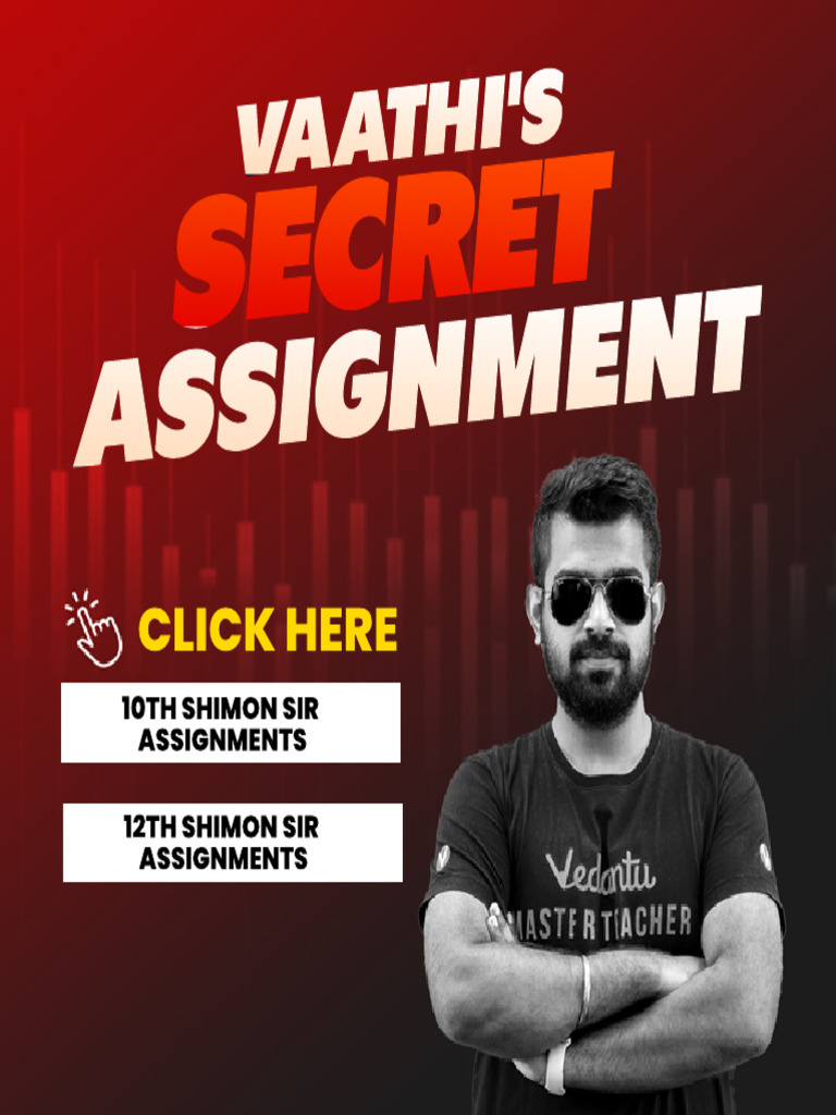 Shimon Sir Secret Assignment | PDF