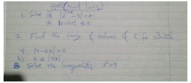 TST (HW Mod Inequalities) .,. | PDF
