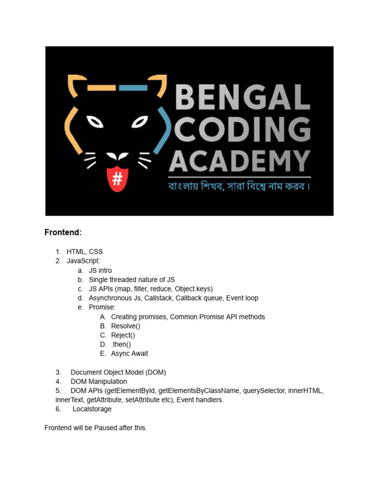 Syllabus_-_Full_Stack_Web_Development_Beginner_to_Advanced[1] | PDF ...