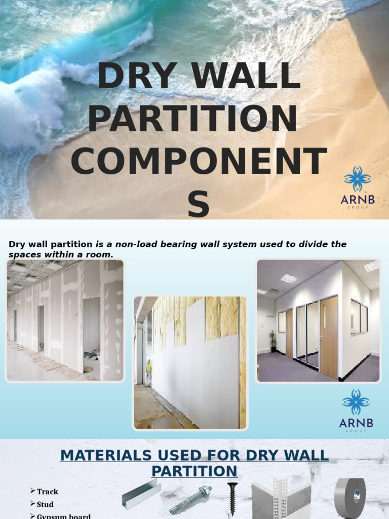 Dry Wall Partition | PDF | Drywall | Wall
