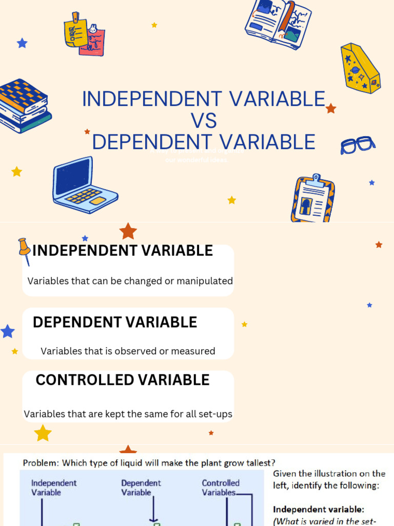 Independent Variable VS Dependent Variable | PDF
