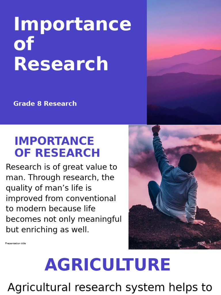 Importance of Research | PDF