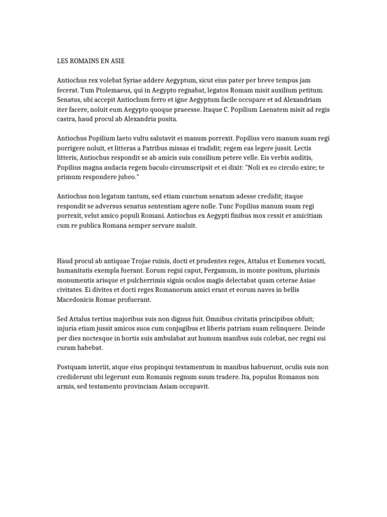 Les Romains en Asie | PDF