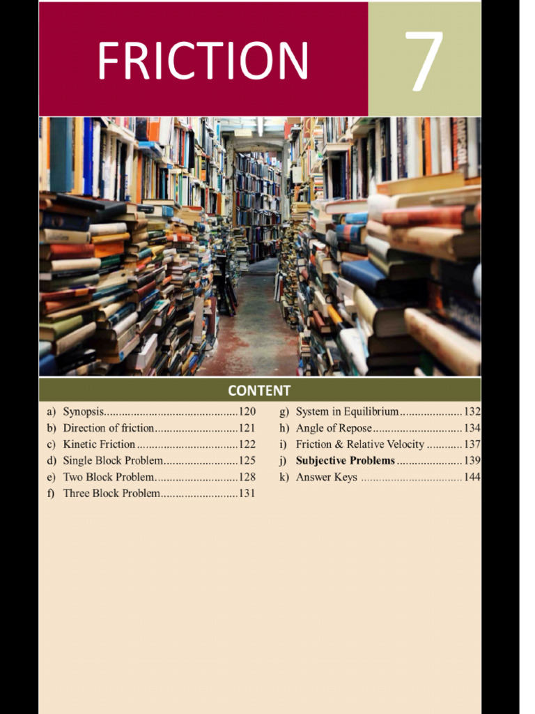 Friction | PDF