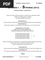 Paroles de "Carmen" - Stromae | PDF