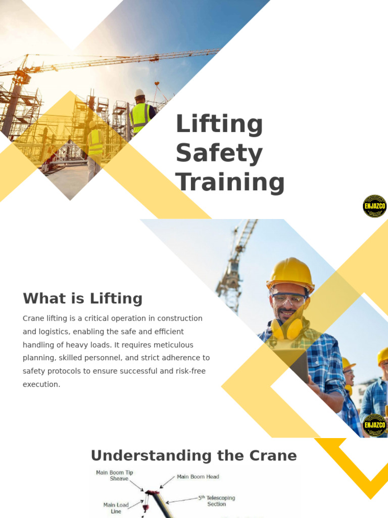 Crane Lifting Safety Training Guide | PDF
