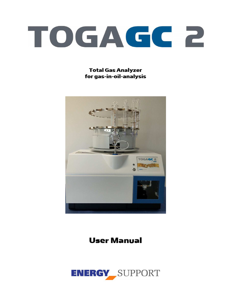 TOGA2_User manual | PDF | Gas Chromatography | Gases