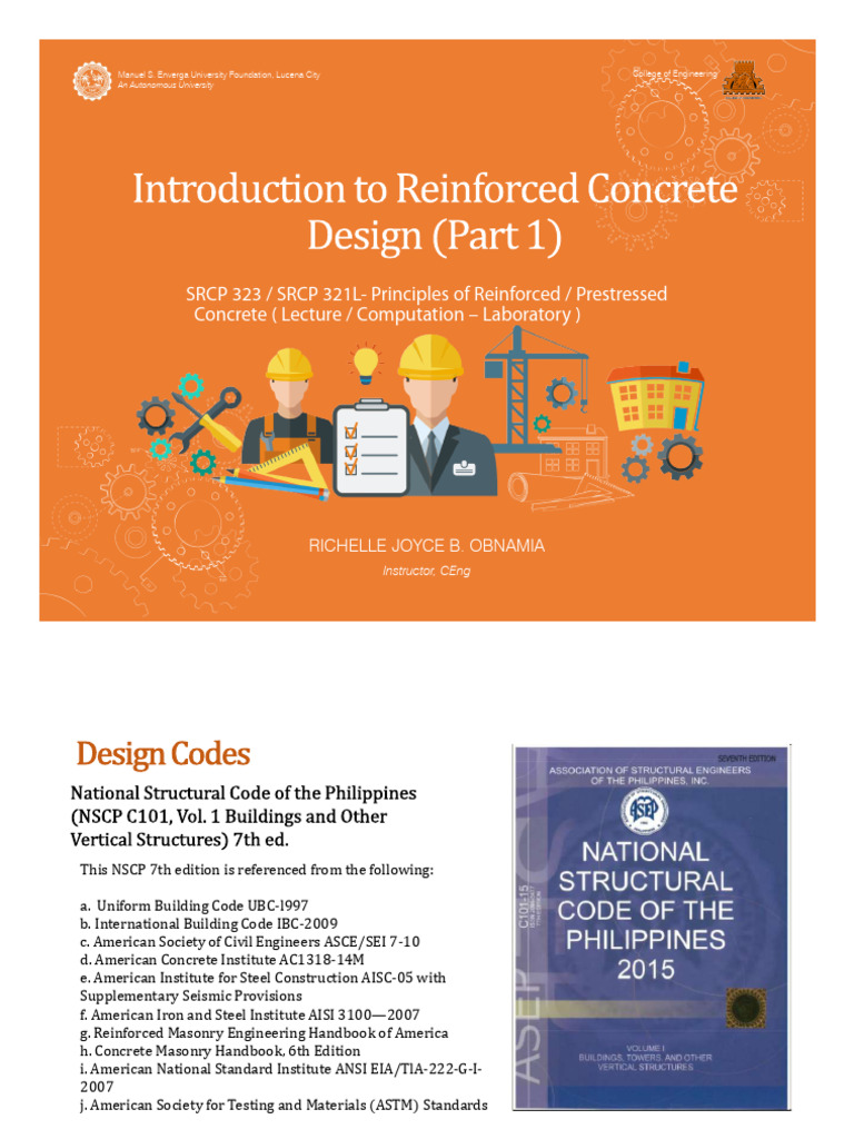 1.1 Introduction To Reinforced Concrete Design Part 1 - 2025 | PDF ...