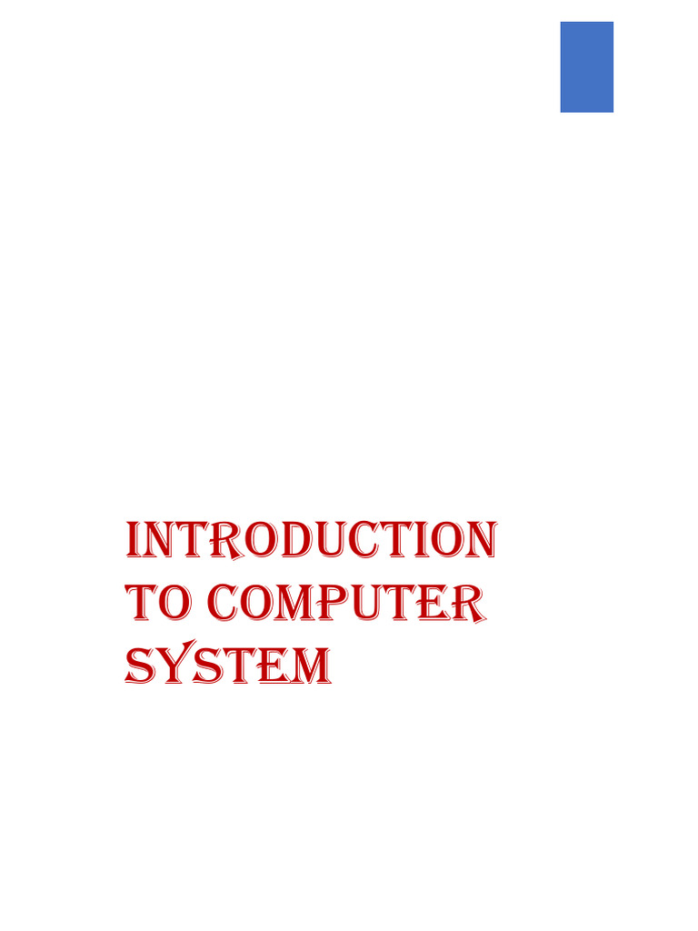Chapter 1 Computer Organization | PDF | Computer Data Storage | Programming