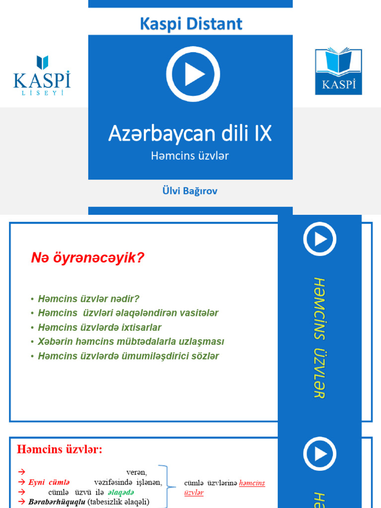 12 Kaspi Hemcins Uzvler | PDF