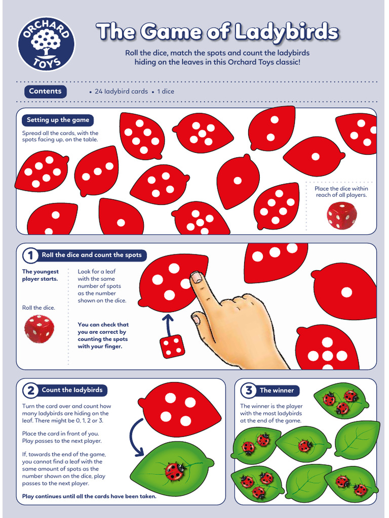 009 The Game of Ladybirds Instructions Front Web | PDF