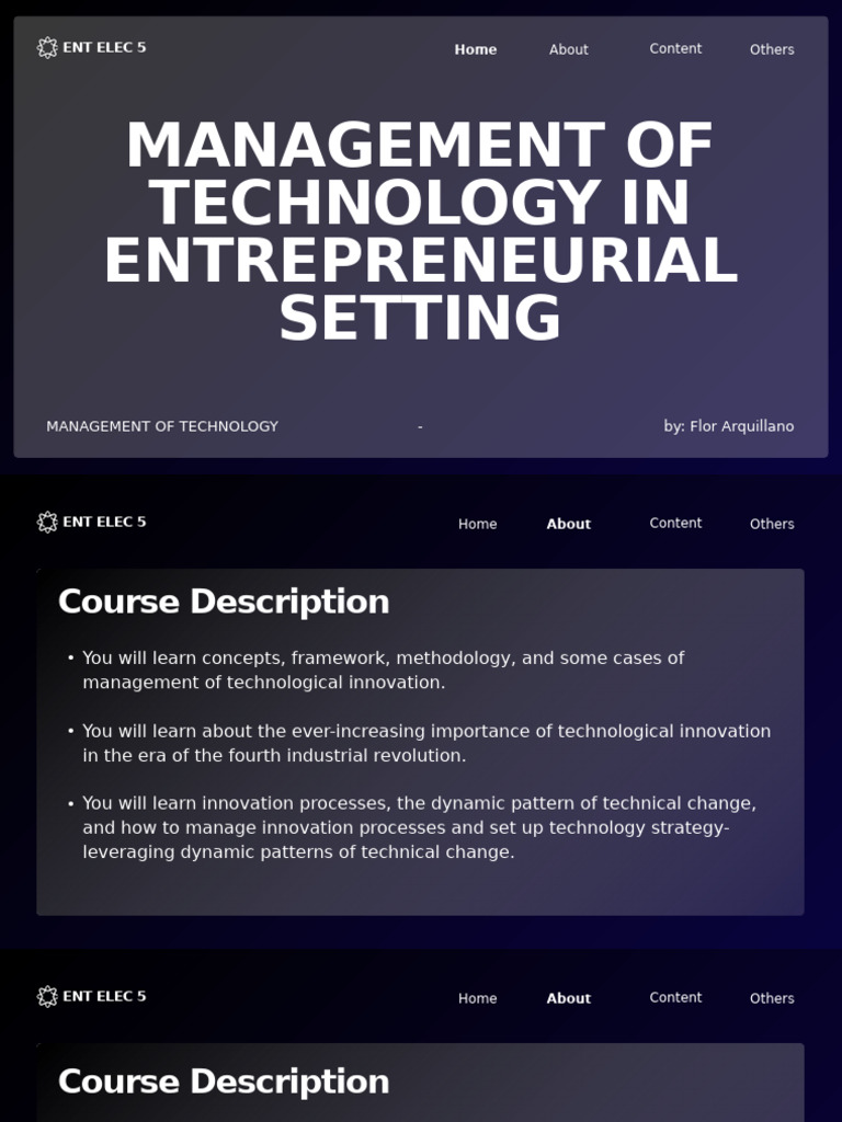 Managing Technology in Entrepreneurship | PDF | Computer Programming ...